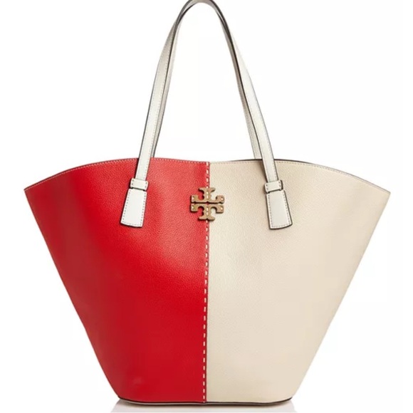 Tory Burch | Bags | Tory Burch Mcgraw Colorblock Tote | Poshmark